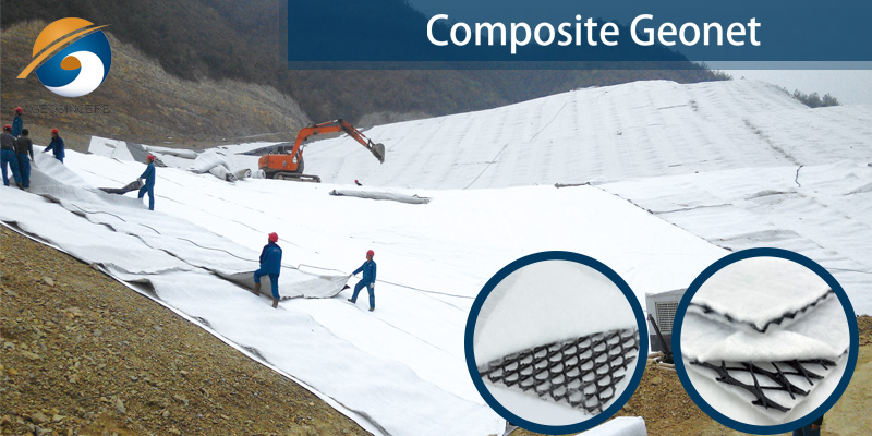 10 mm Thick Drainage Composited Geonet Geosynthetics Manufacturer ...