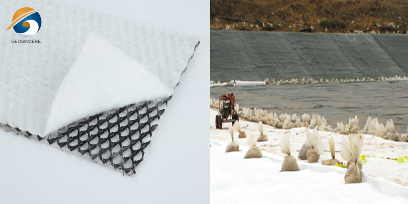 10 mm Thick Drainage Composited Geonet Geosynthetics Manufacturer ...