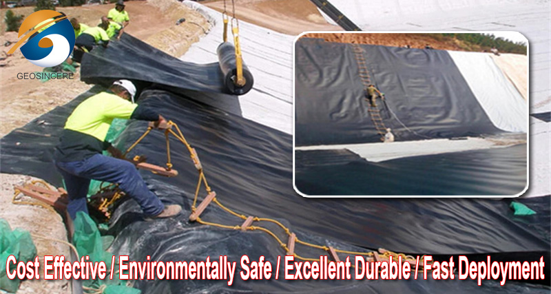High Density Polyethylene Liner Landfill Geomembrane Manufacturer ...