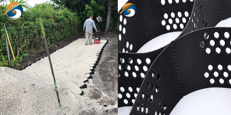 Slopes Driveway Plastic Paving Grid HDPE Geocell Manufacturer_supplier ...