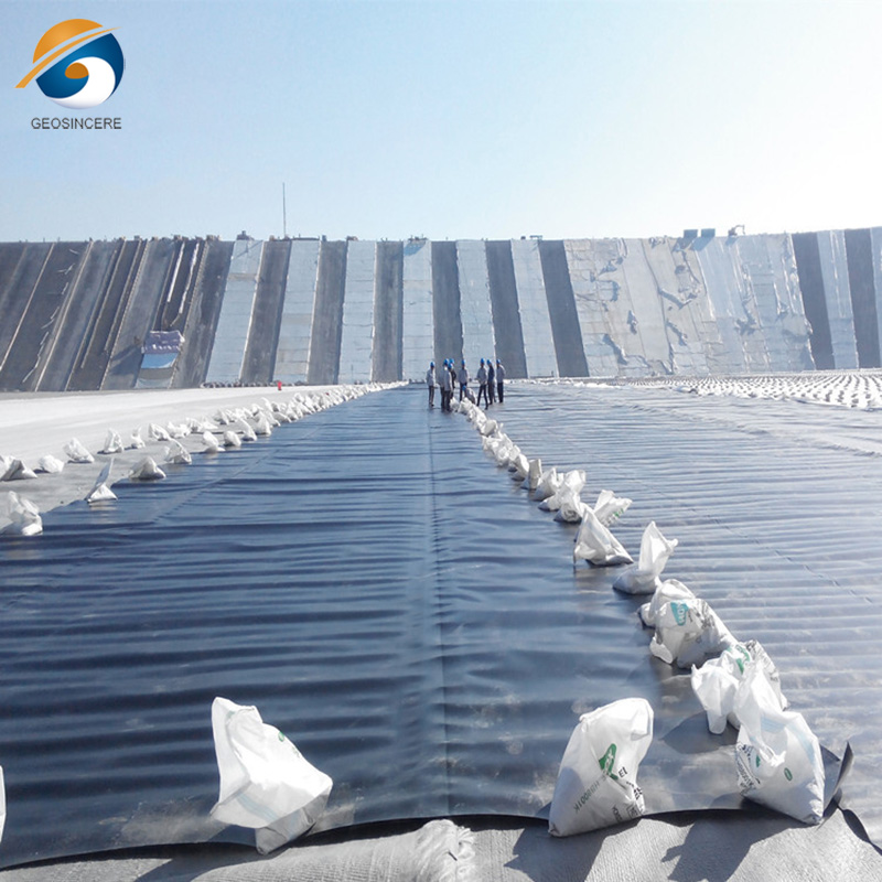 HDPE Geomembrane Liner 2mm Thickness Ground Cover Plastic Manufacturer_supplier_price - Shandong ...