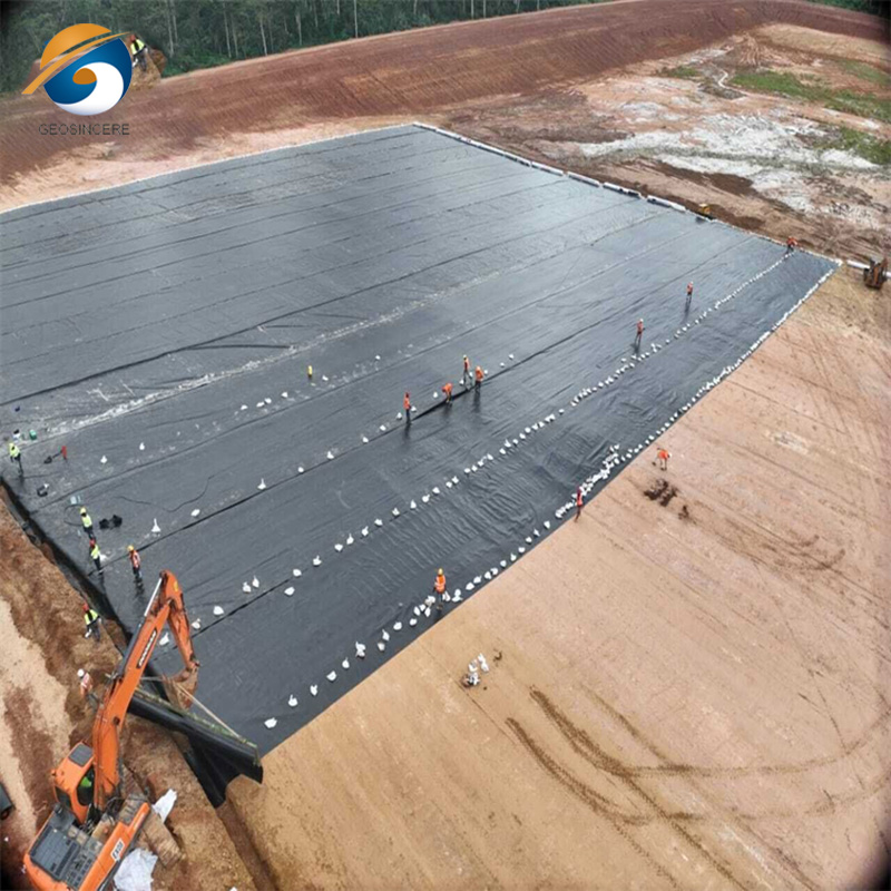 HDPE Geomembrane Liner 2mm Thickness Ground Cover Plastic Manufacturer_supplier_price - Shandong ...