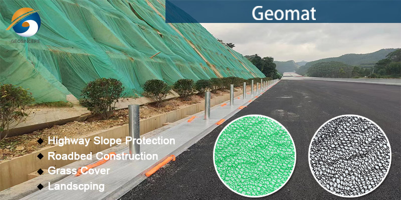 Erosion Control Plastic HDPE Geomat for Roads Manufacturer_supplier ...