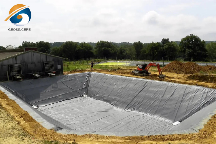 Custom Pond Liner Thickness 0.5mm 0.75mm PVC Geomembrane Manufacturer ...