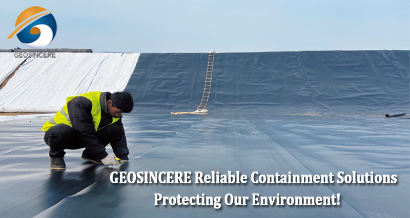 Impermeable Landfill Geomembrane Ground Cover Plastic Liner ...
